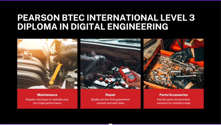 Pearson BTEC International Level 3 Diploma in Digital Engineering ...